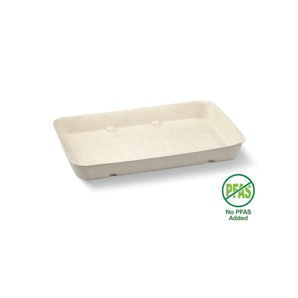 BioPak 480g BioCane Produce Tray 600pc/Ctn — Marketplace Supplies