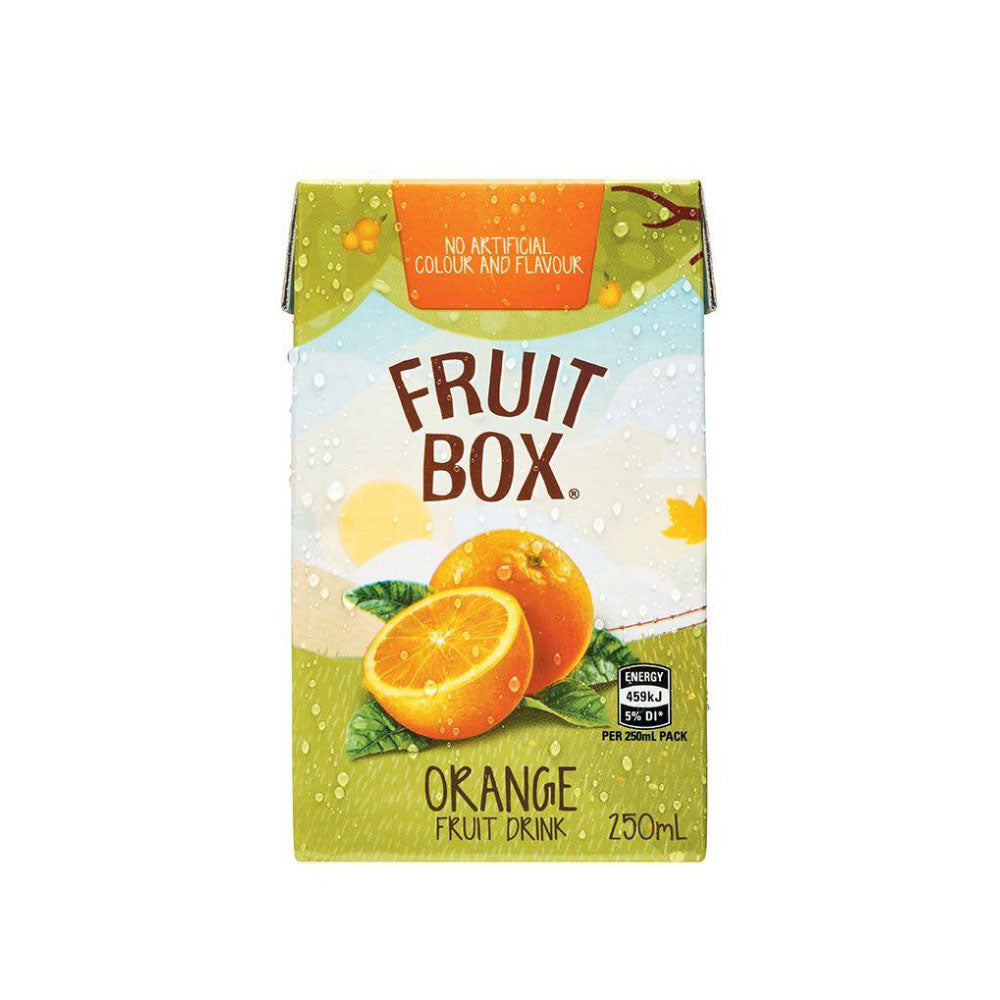 Fruit Box Orange 250ml 24 Tetra Packs — Marketplace Supplies